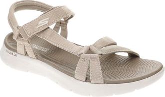 Skechers Femme on-The Go Walk Flex Sandal-Sublime, Taupe Textile, 37 EU
