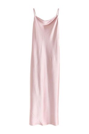 Next Satinkleid Langes Satin-Brautjungfernkleid R&uuml;ckenausschnitt (1-tlg)