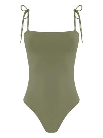 Lygia & Nanny Winona Badeanzug mit Schleifenverschluss - Grün