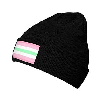 Generic Drapeau De La Fiert&eacute; Pomoromantique LGBTQ Unisex Bonnet De Trawler &Eacute;lastique Bonnets Hiver Classique Bonnet De P&ecirc;cheur pour Course &Agrave; Pied Cyclisme Jog