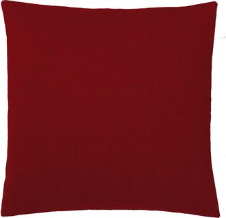 Lorenzo Cana Home Edition Kissenhülle aus 100% Alpaka Wolle vom Baby Alpaka Kissenbezug Naturfaser Alpaca Sofakissen Rot 96308