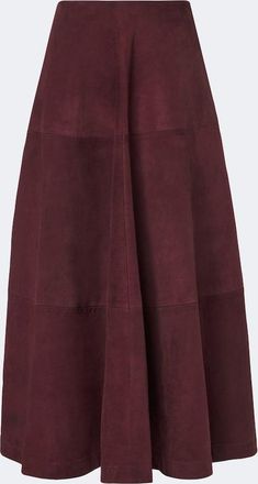 Altuzarra Jupe midi Varda en daim