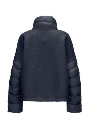 Milestone Wolljacke MSMomo Damen Jacke Wolle casual Zwei Wege RV Zwei-Wege-Rei&szlig;verschluss, Tunnelzug