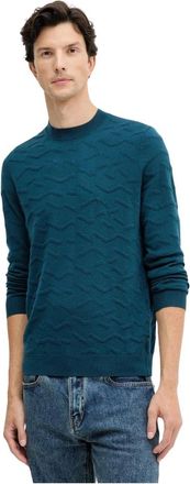 A|X Armani Exchange Pull col rond - Homme - Pulls - Bleu - Taille: XL