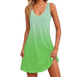 Generic Robe noire grande taille pour femme - Sarong d&eacute;t&eacute; - Tenue maxi &eacute;l&eacute;gante - Pour invit&eacute;s de mariage - Taille 50 - Rouge, Vert, 3XL