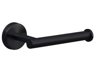 Generic Schwarzer Toilettenpapierhalter for Papierhandt&uuml;cher, kompatibel mit Halter for Badezimmer, selbstaufh&auml;ngendes Papiertuch(1x Black Wall Mount)