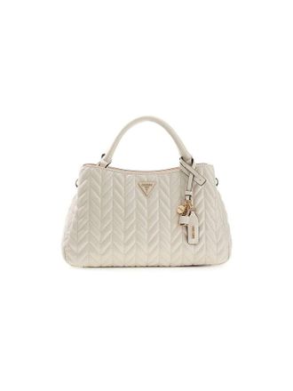 Guess Womens Satchel Bag Stone Polyurethane - Satchel-Bags