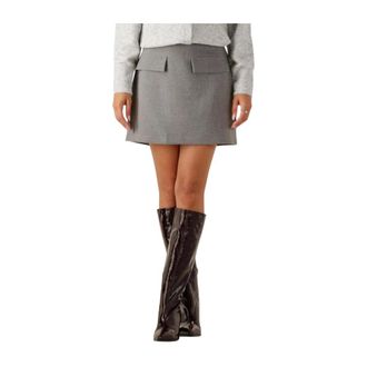 Notre-V Grauer Minirock Nv-Georgia - - Skirts - Damen - Grau - L