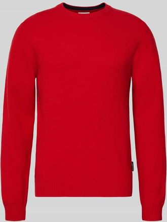 Casual Friday Oversized Strickpullover mit gerippten Abschl&uuml;ssen