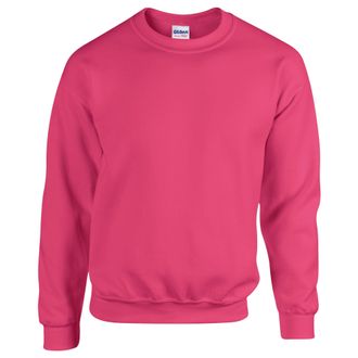 Gildan Herren 50/50 Adult Crewneck Sweat Sweatshirt, Purple (Heliconia), XXL