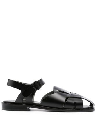 Hereu sandales Pedra 05 en cuir - Noir