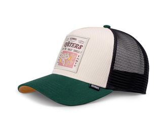 Djinns Food Oysters (Offwhite/Dark Green) - Trucker Cap Meshcap Hat Kappe M&uuml;tze Caps