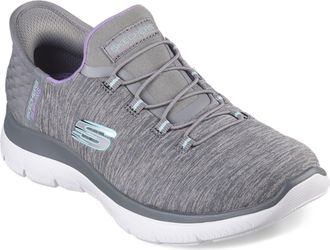 Skechers Damen Summits Dazzling Haze Sneaker, Grau Mint, 35.5 EU Weit