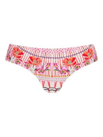Temperley London bikini Pomegranate à fleurs - Rose