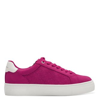 Tamaris Damen Low-Top Sneaker, Frauen Halbschuhe,Wechselfu&szlig;bett,schn&uuml;rschuhe,schn&uuml;rer,Business,Freizeit,Halbschuhe,Sportschuhe,Fuxia,37 EU