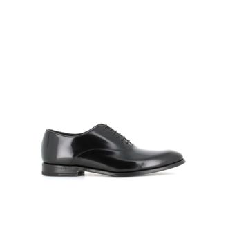 Henderson Klassische Oxford Schwarze Lederschuhe - - Shoes - Herren - Schwarzk - 43 EU