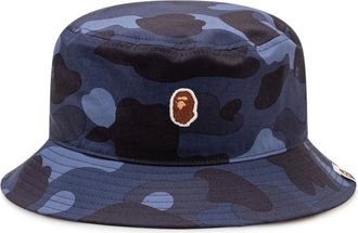 A Bathing Ape A Bathing Ape, Homme, Accessoires, Bleu, Taille: M Color Camo Bucket Hat