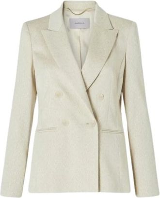 Marella Femme, Vestes, Beige, Taille: 40 FR Marella Jacket GIO Crossbody Designs Black