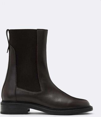 AllSaints Beryl boot en marron fonc&eacute;
