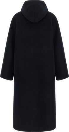 R&oacute;he Wool-Cashmere Duffle Coat - Black