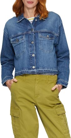 s.Oliver Oversized Jeansjacke mit offenem Saum | 360&deg; Denim