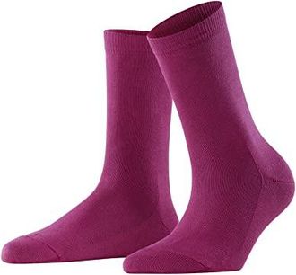Falke Femme Family W So Coton Durable Unies Chaussettes, Rouge Berry 8390, 42 EU