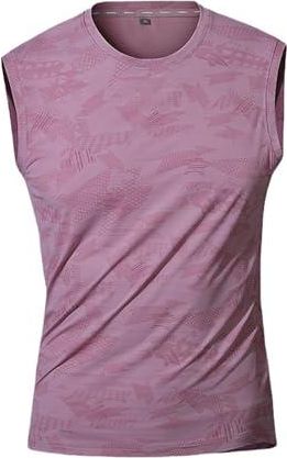 Generic D&eacute;bardeur dentra&icirc;nement sportif pour homme, sans manches, t-shirt de course musculaire, s&eacute;chage rapide, v&ecirc;tements actifs, maillot de corps pour la cou