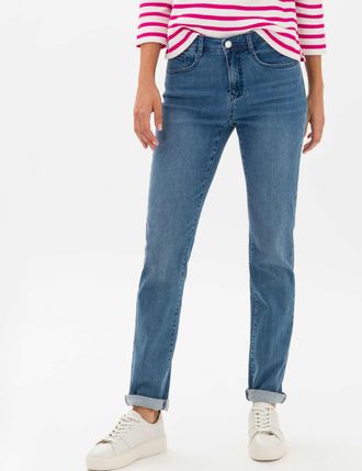 Brax 5-Pocket-Jeans BRAX Style MARY, Damen, Gr. 46 L (92), Langgr&ouml;&szlig;en, grau (stein), Denim/Jeans, 96% Baumwolle, 4% Elasthan, regular fit, Jeans 5-Pocket-J