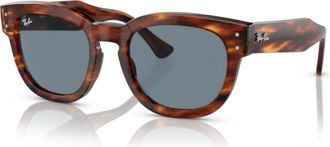 Ray-Ban unisex, Accessoires, Brun, Taille: 53 MM Lunettes de soleil Mega Hawkeye