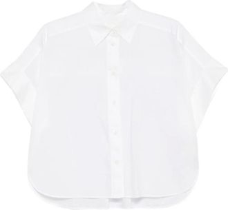 Closed Femme, Blouses et Chemises, Blanc, Taille: 38 FR Chemise &agrave; Manches Courtes avec Boutons