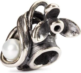 Trollbeads Damen-Bead 925 Sterling Silber weiß TAGBE-00027
