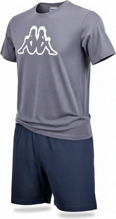 Kappa Pyjama Court Homme Coton 1234 BLEU JEANS