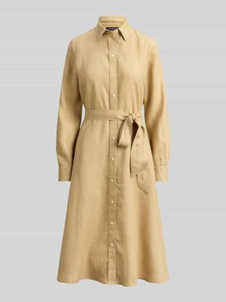 Lauren Ralph Lauren Tailliertes Freizeitkleid aus reinem Leinen
