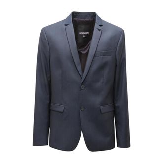 Patrizia Pepe Micro Square Slim Jacke - - Jackets - Herren - Blau - XL