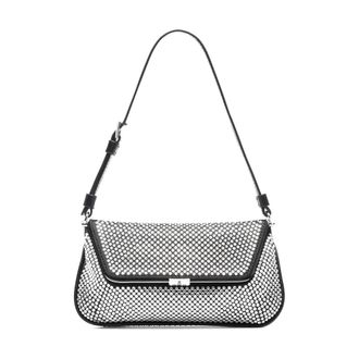 Amina Muaddi Schwarze Schultertasche im Stil C9B352142 - - Bags - Damen - Schwarzk - ONE SIZE