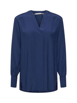 Esprit Damen Bluse 991ee1f302, 400/Navy, 32