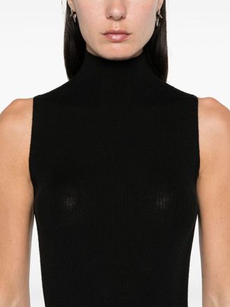 PESERICO Womens Ribbed-Knit Top Aw24 W