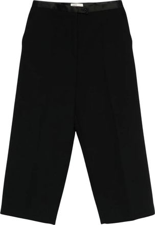 Khaite Femme, Pantalons, Noir, Taille: 36 FR Marinta Wide Leg Pantalons