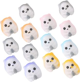 Happyyami 14stücke Teiliges Hamster Figuren Niedliche Garten Und Schreibtisch Dekoration Hochwertige Harzstatue Für Garten Terrasse Balkon Und Innenräume Gesche