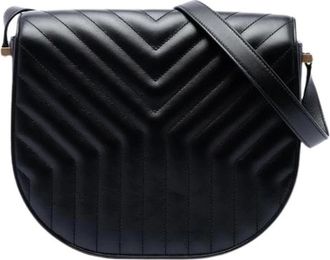 Saint Laurent Sac bandouli&egrave;re matelass&eacute; doccasion - Femme - Pre-owned - Noir - Taille: ONE Size