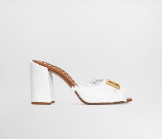 Dolce & Gabbana Ciabatta Tacco - Frau Pantoletten Und Mules Multicolor 36.5