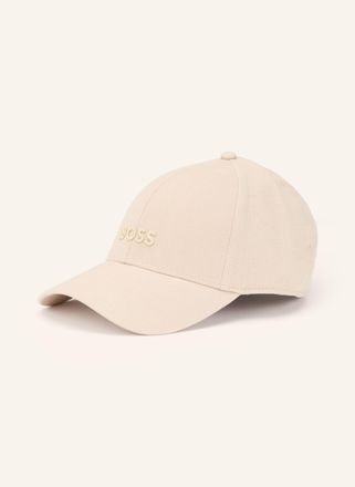 HUGO BOSS Leinen-Cap Zed beige