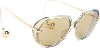 Bottega Veneta Lunettes De Soleil - Marron