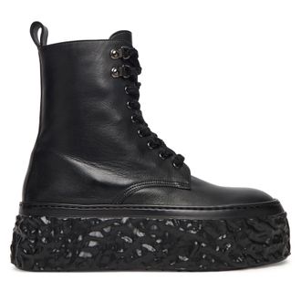 AGL Schn&uuml;rschuhe AGL Magma High D776510PGKA0761013 Schwarz