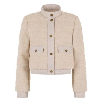 Moncler Blandy Short Daunenjacke - - Jackets - Damen - Beige - L