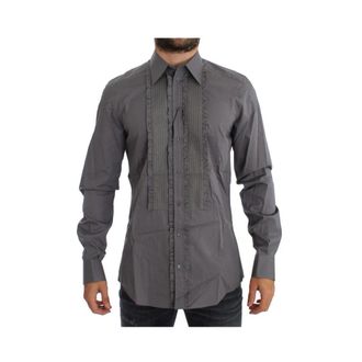 Dolce & Gabbana Torero Theme Slim Fit Hemd - - Shirts - Herren - Lila - L