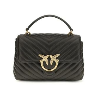 Pinko Pinko, Femme, Sacs, Noir, Taille: ONE Size Bos Taurus Wallet