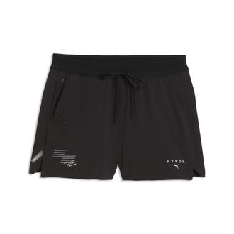 Puma x HYROX PWRMODE Gewebte Shorts Damen, Accessoires, Schwarz, XXS