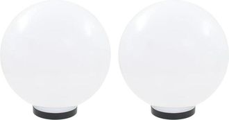vidaXL Lampe à led sous forme de boule 2 pcs Sphérique 30 cm pmma Vidaxl