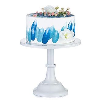 Nuptio 25cm Pr&eacute;sentoirs &agrave; G&acirc;teau, Cupcake Stands en M&eacute;tal Pr&eacute;sentoir &agrave; G&acirc;teau Dessert, Pi&eacute;destal &agrave; G&acirc;teau en M&eacute;tal, Plateau de Collations, Cuisson Partie du 